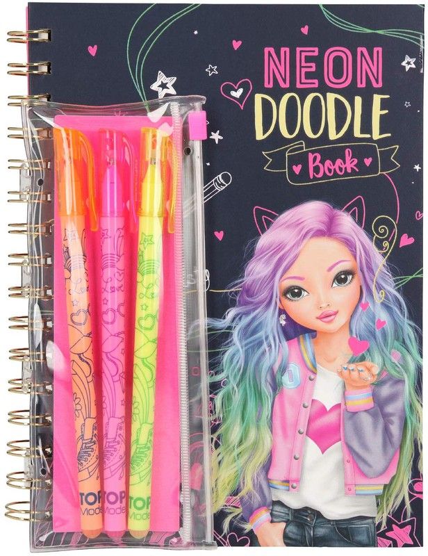 Top Model - Doodle Book Neón — Juguetesland