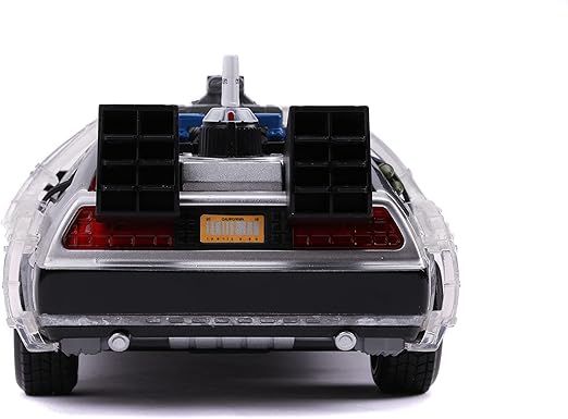 Metal Time Machine with Lights 1:24 Scale - DeLorean - Back to the ...
