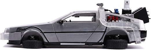 Metal Time Machine with Lights 1:24 Scale - DeLorean - Back to the ...