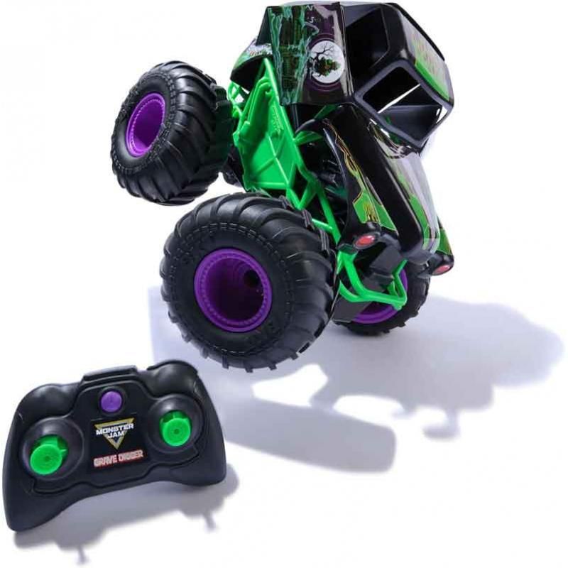 Monster Jam - Smash & Bash - Grave Digger Vehicle - Remote Control ...