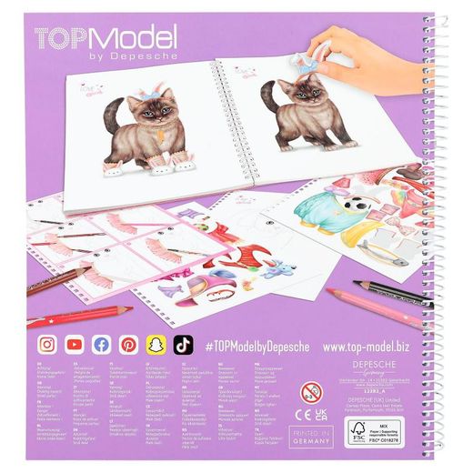 Top Model - Crea Tu Libro De Colorear - Kitty — Juguetesland