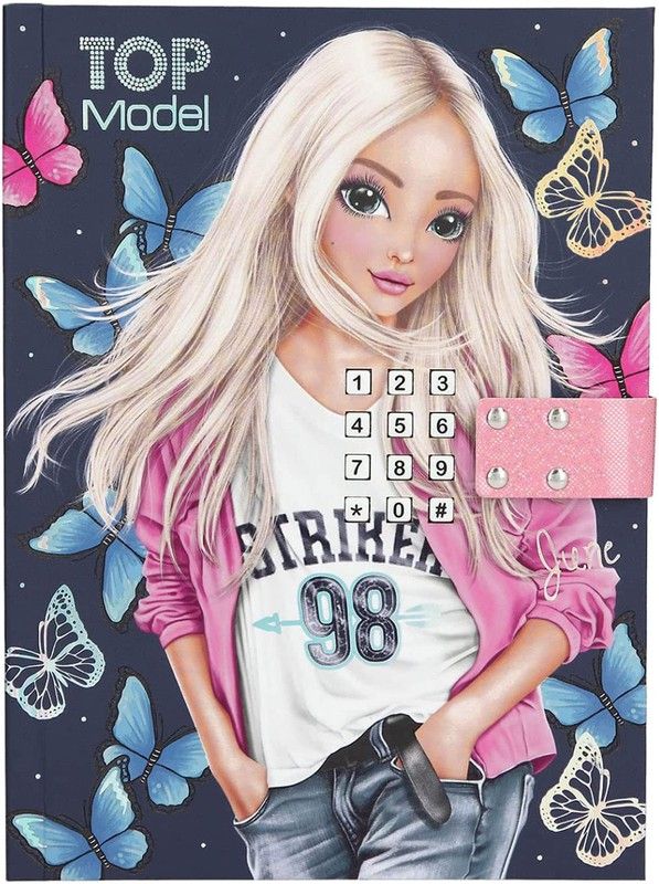 Top Model – Diario con Código Secreto Azul — Juguetesland