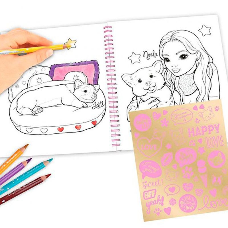 model coloring book